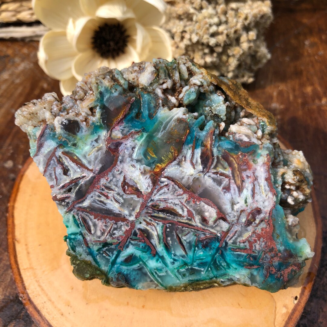 Chrysocolla Copper Slabs - Etsy