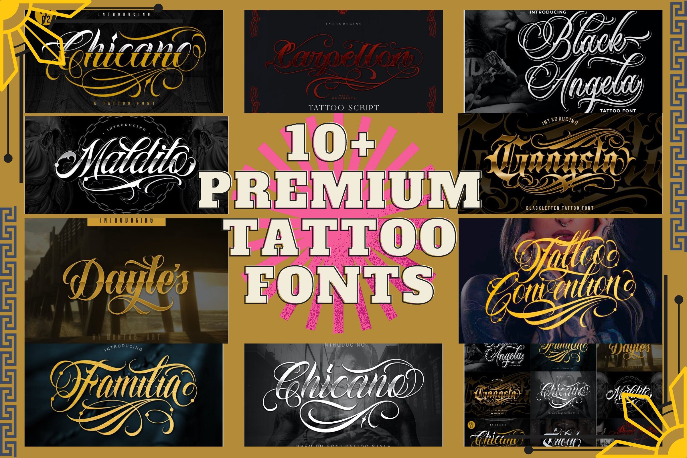 Chicano Style Script