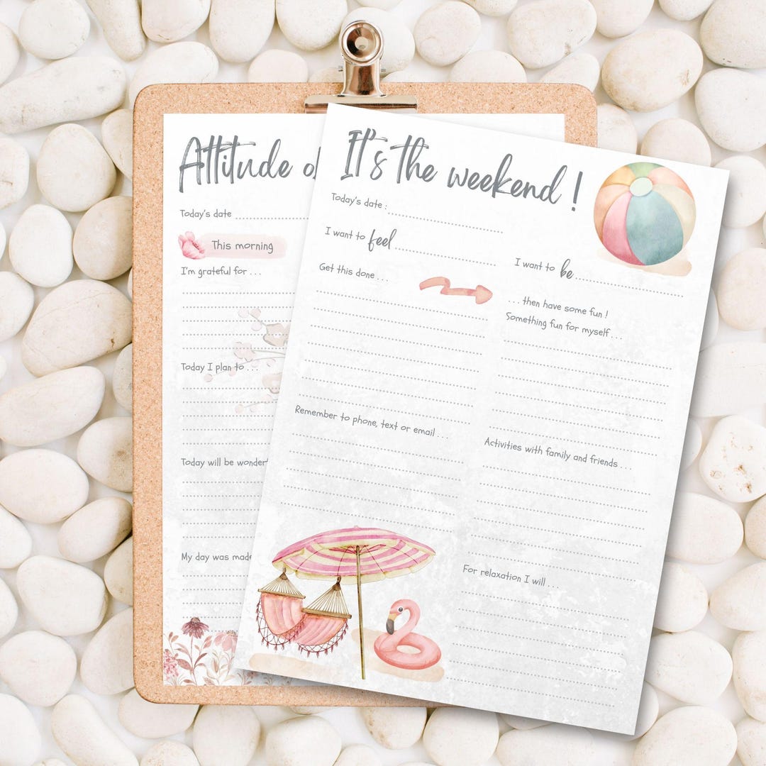 Mom's Planner - Watercolour Printable Bundle - Etsy Australia