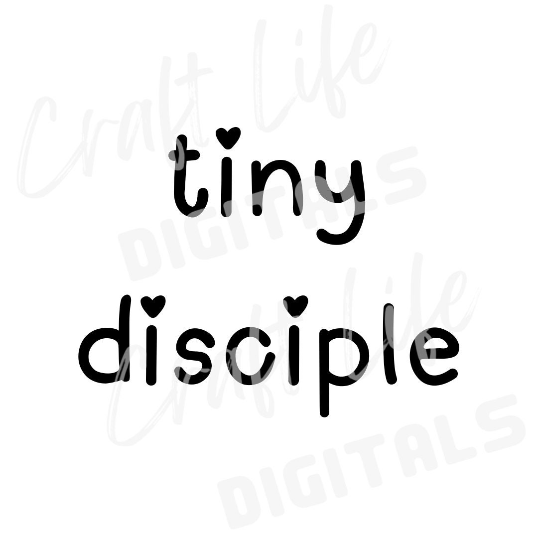 Tiny Disciple SVG for Onesie, Adorable Jesus Design for Toddler Shirts ...