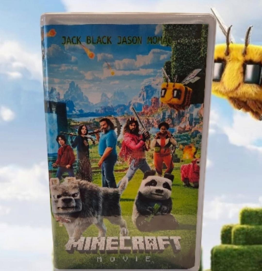 Minecraft Movie (green Tape Edition) Vhs - Etsy