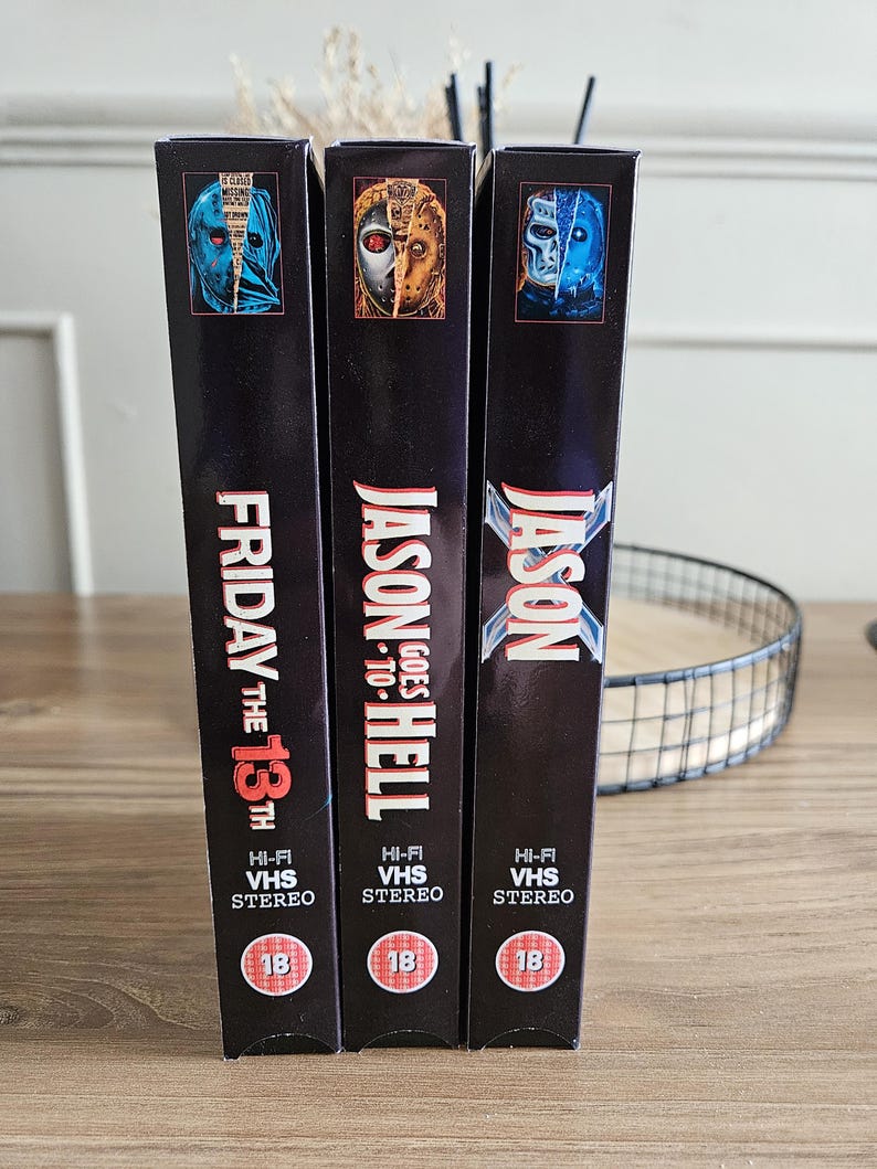 Friday the 13th, Jason Goes to Hell, Jason X Vhs - Etsy