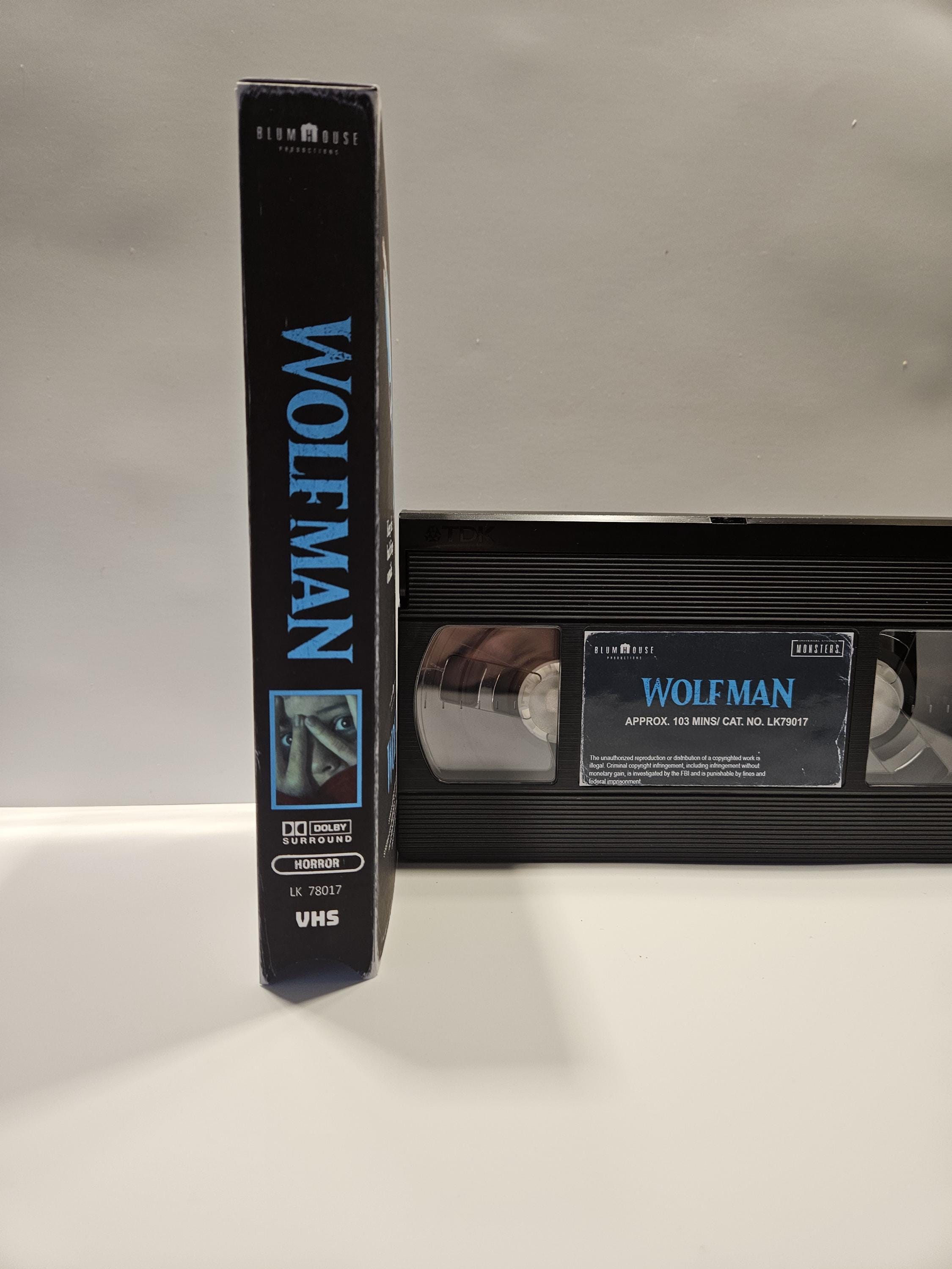Wolf Man 2024 (aged Look) Vhs - Etsy