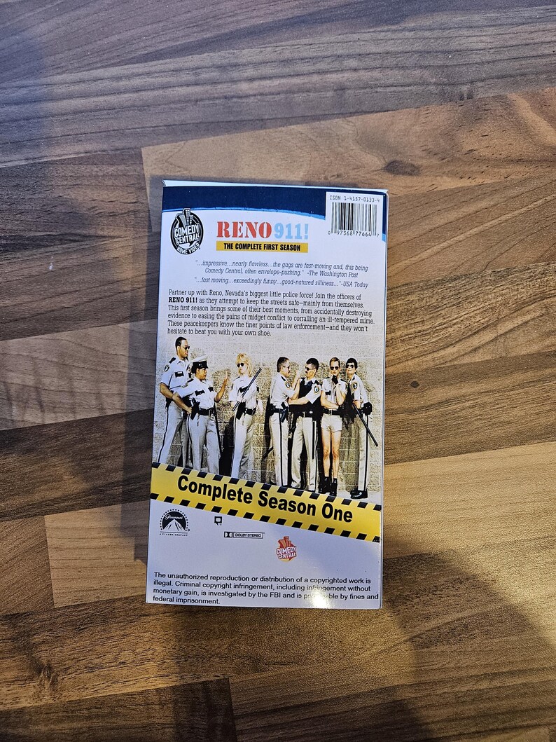 Reno 911 Complete Season One Vhs - Etsy