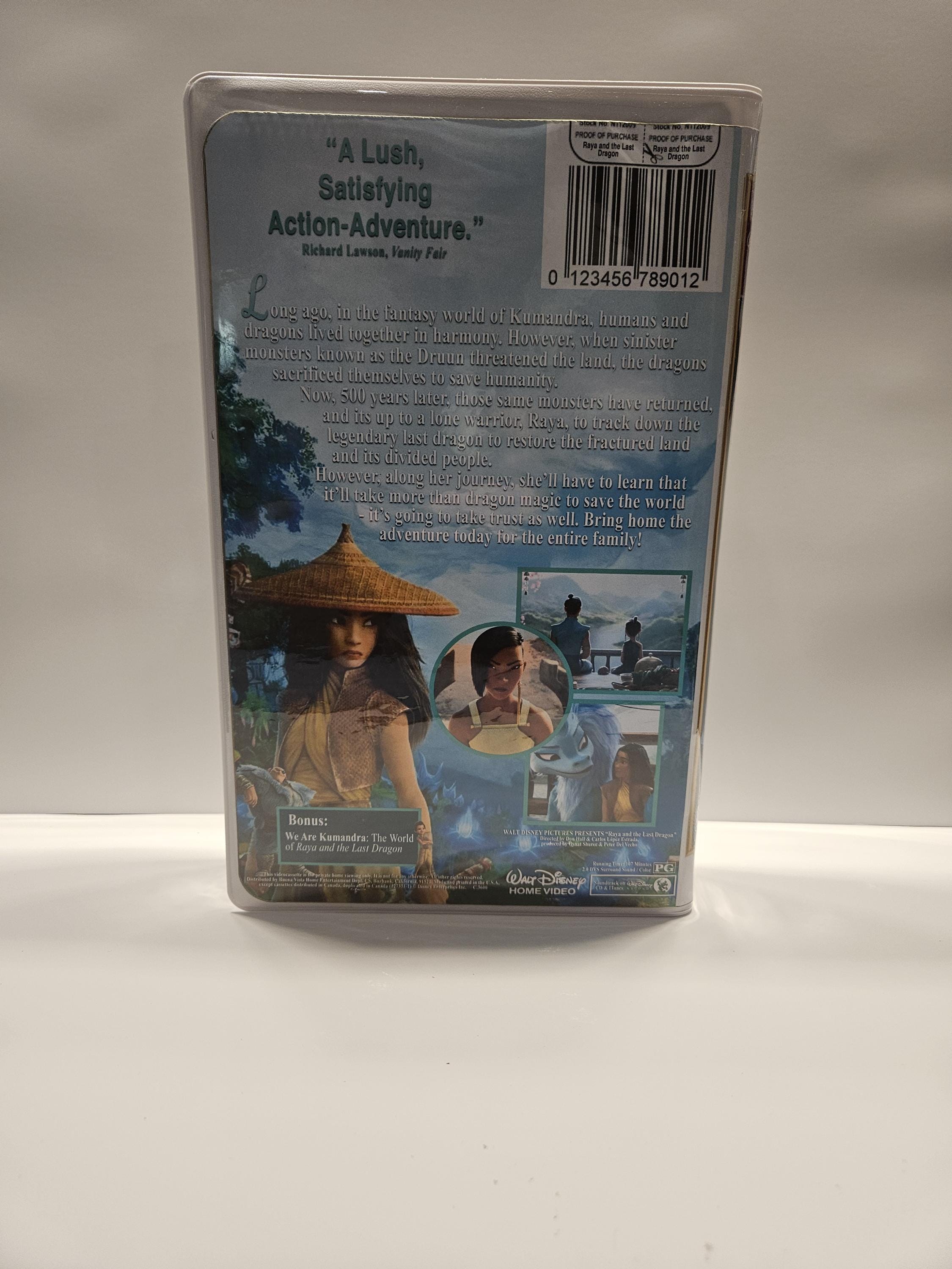 Disney's Raya and the Last Dragon Vhs - Etsy