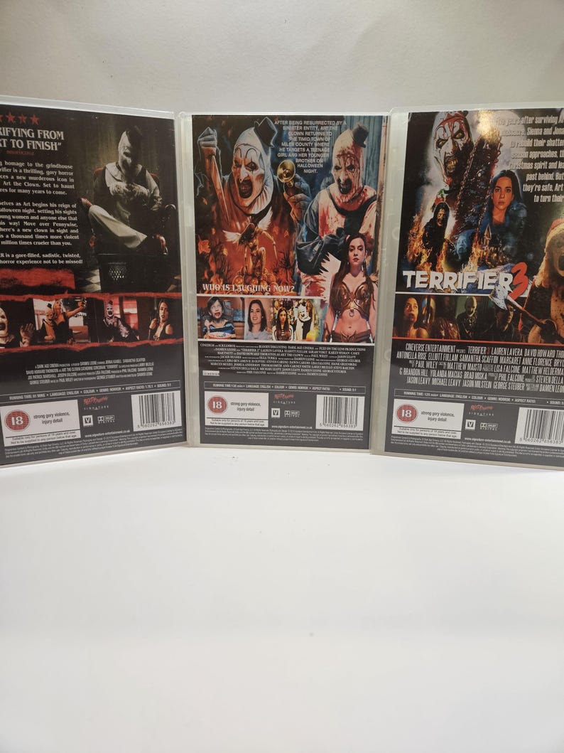 Terrifier Trilogy Vhs - Etsy