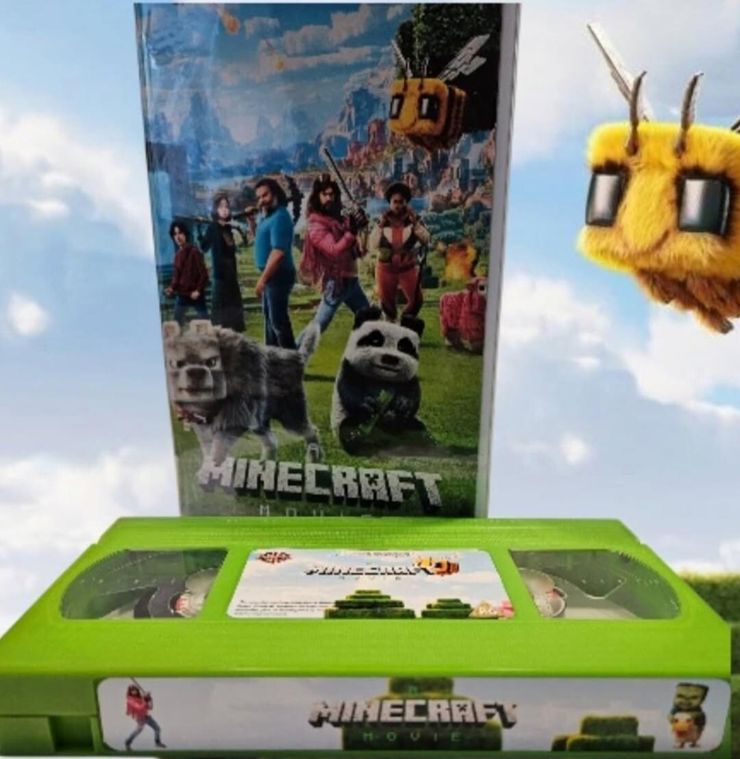 Minecraft Movie (green Tape Edition) Vhs - Etsy