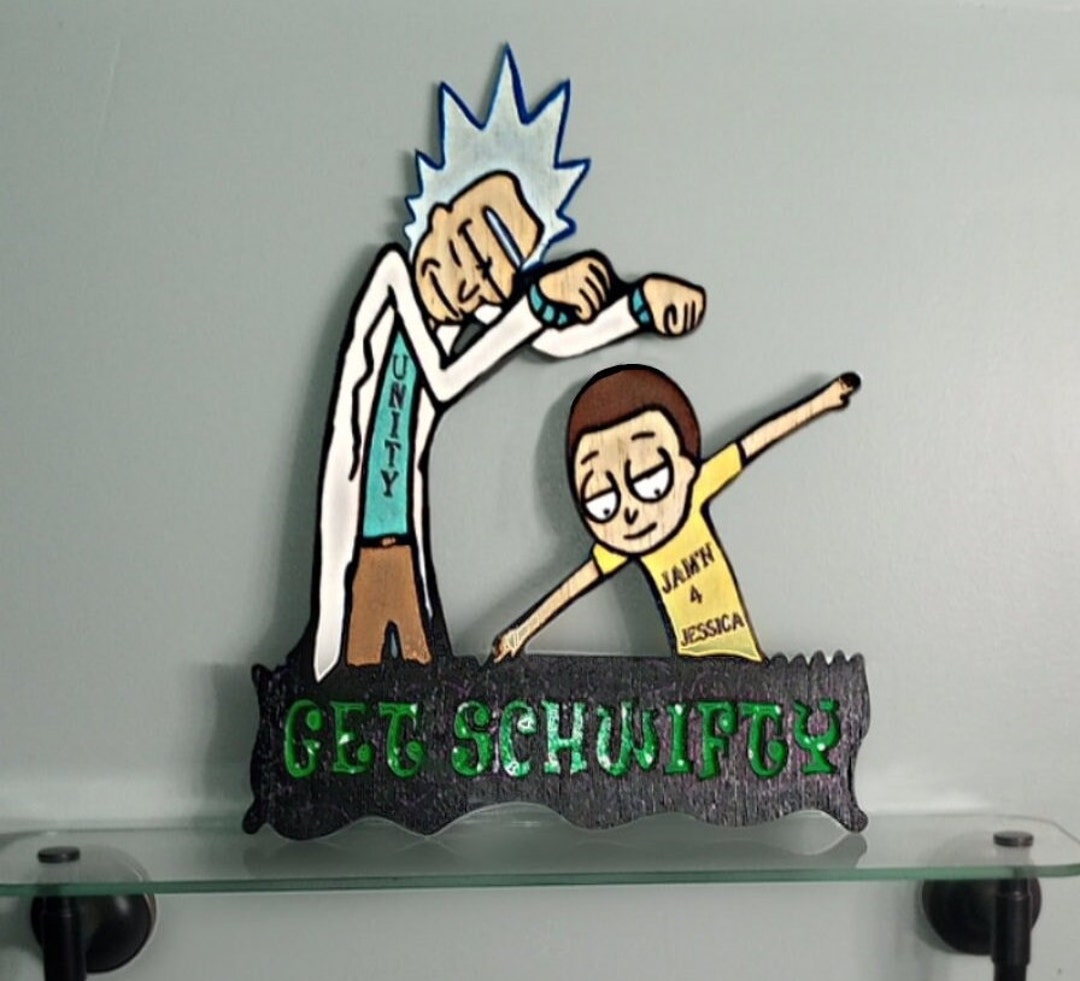 Rick and Morty Get Schwifty Wall Art - Etsy