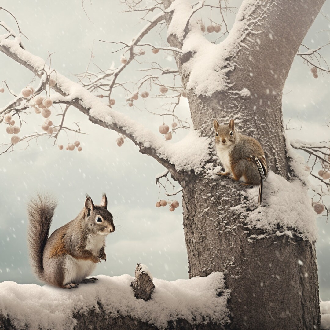 Winter Scene Print Winter Season Wall Art Winter Snow - Etsy