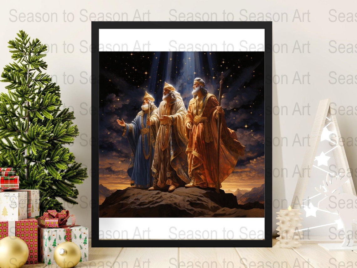 Christmas Print. Christmas Wall Art. Christmas Decor. Religious ...