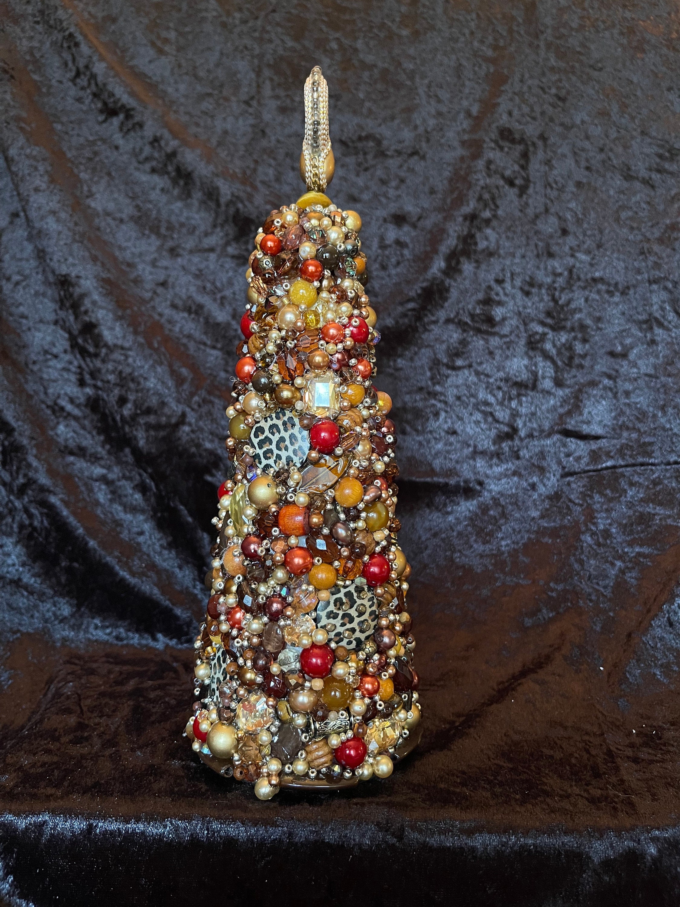 Leopard Jeweled Tree - 10” - Etsy
