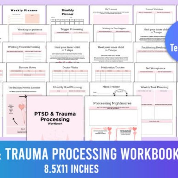 Trauma Workbook - Etsy