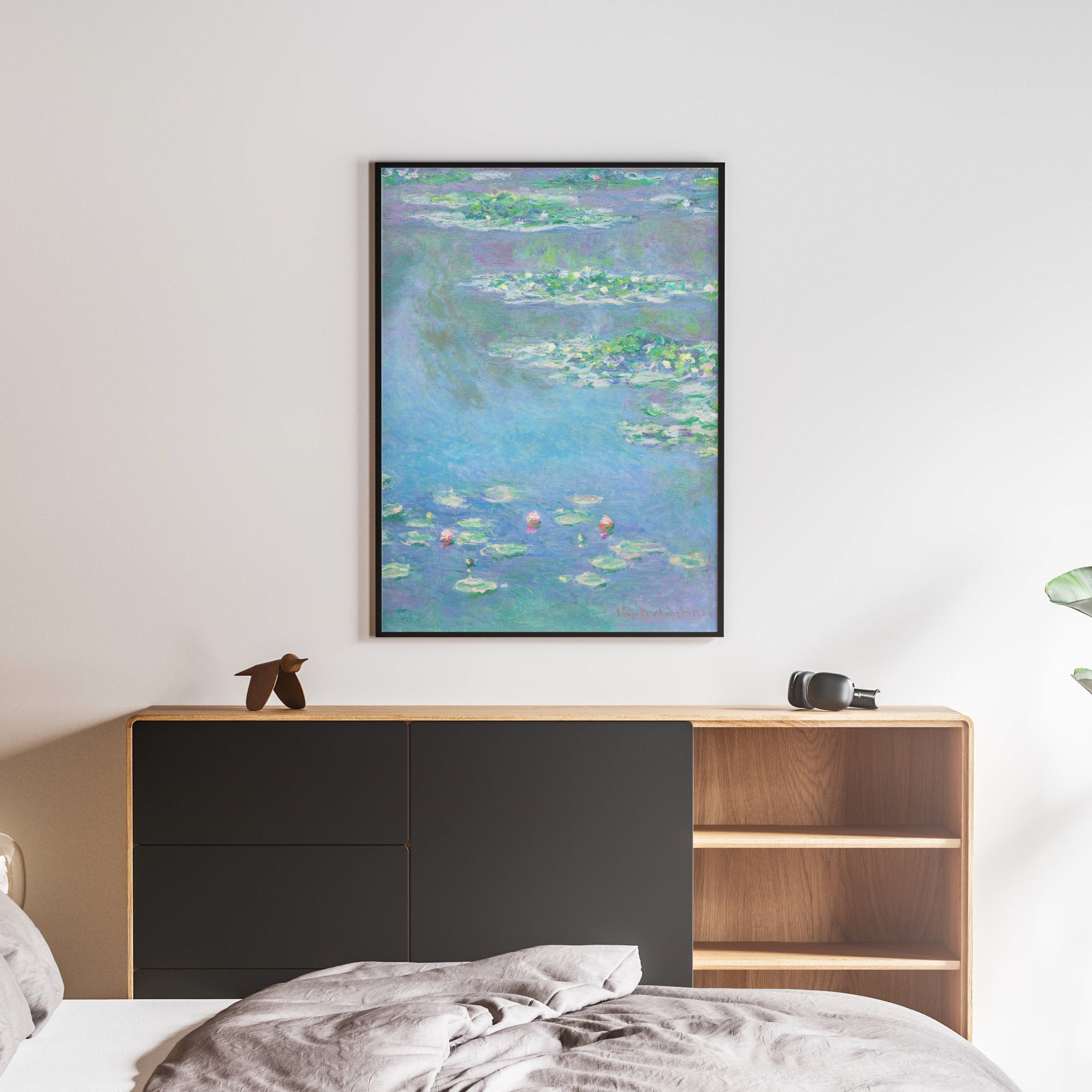 Claude Monet Wall Art Monet Water Lilies Print Monet - Etsy