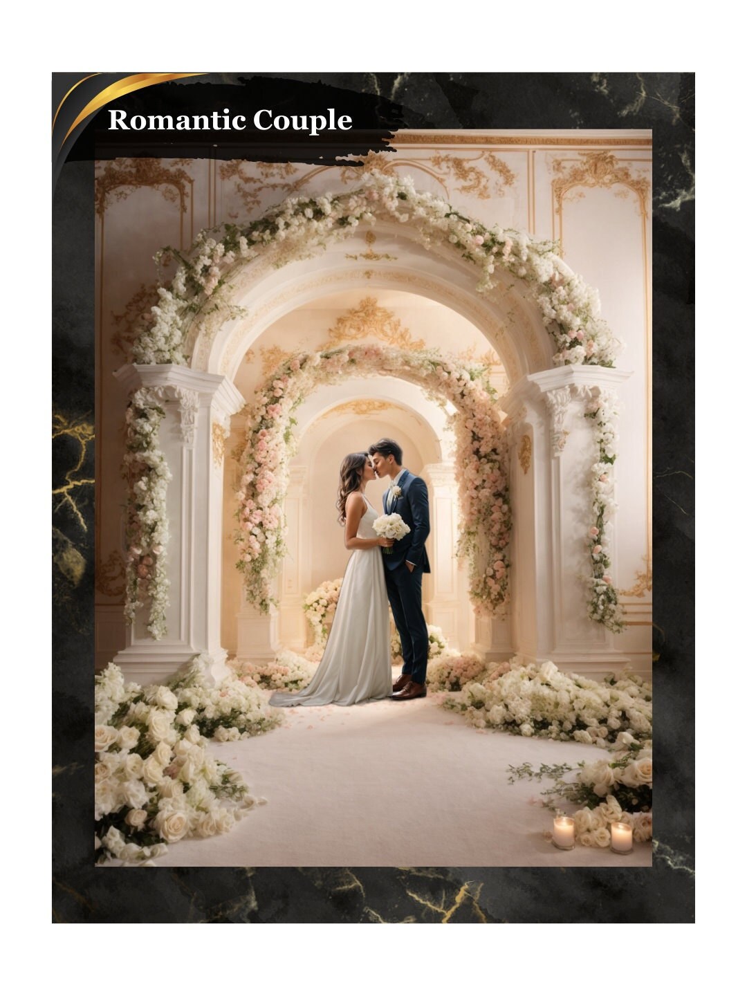 Digital Backdrops Floral Arches Backdrops 4k Floral Backdrops for ...