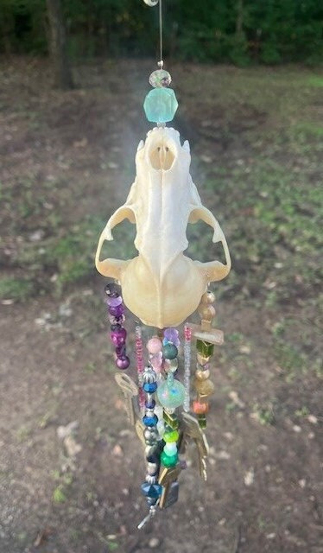 Gothic Skull Wind Chime - Etsy
