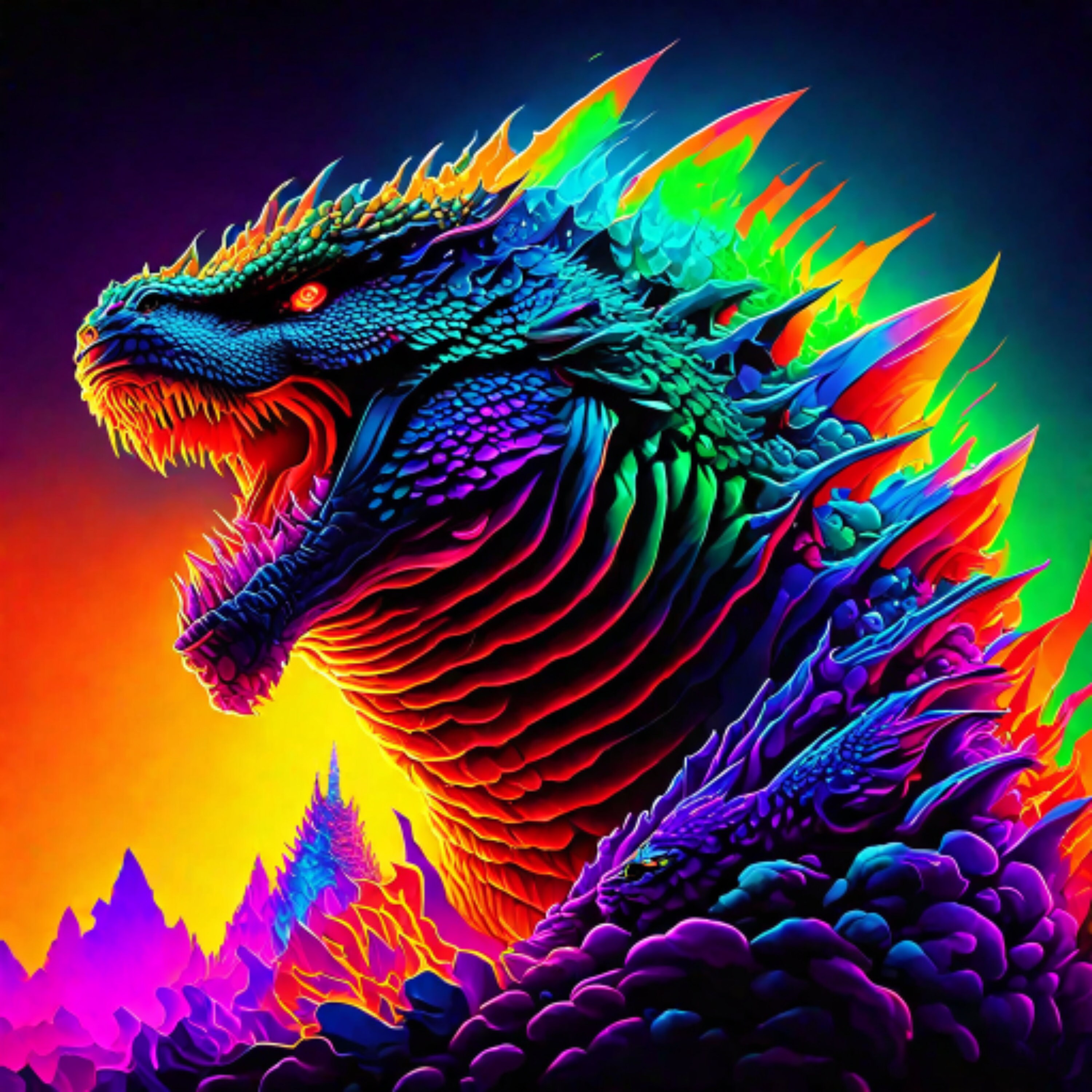 20 Colorful Godzilla Clip Art , Add a Pop of Spookiness to Your ...