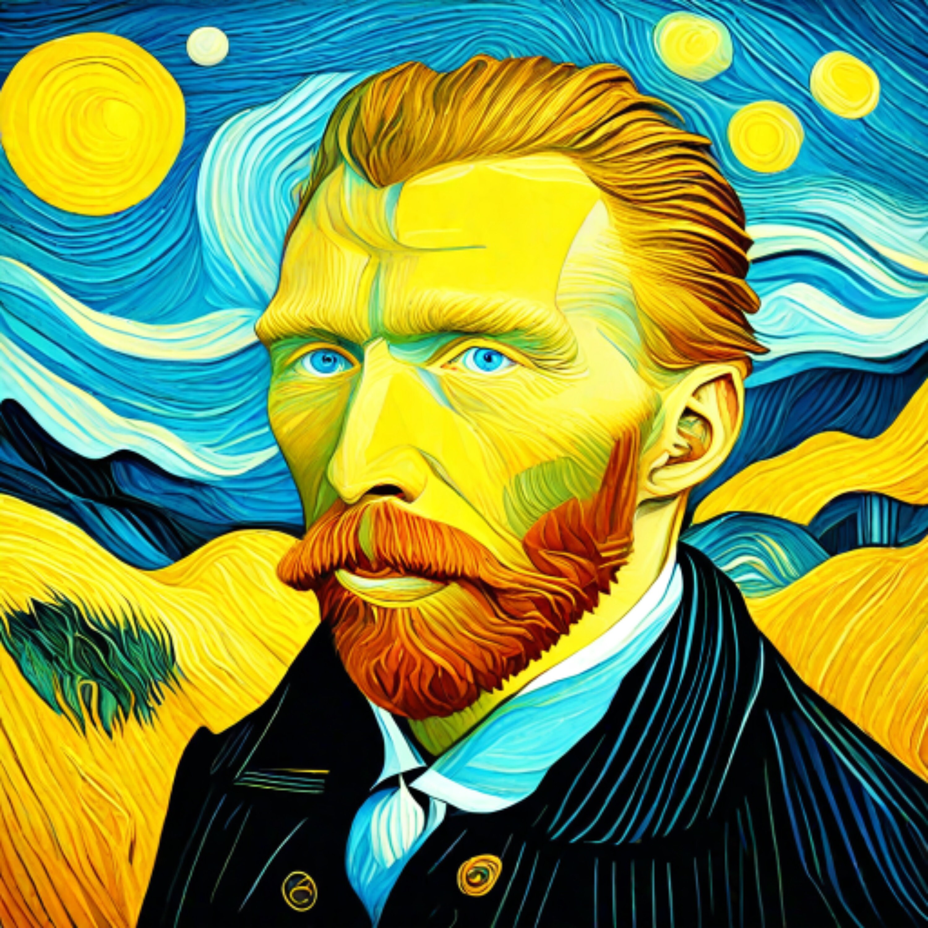 Vincent Van Gogh Collection Design Vincen Van Gogh Clip Art - Etsy