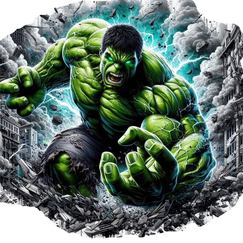 14 Powerfull Watercolor Hulk Collection PNG , Hulk Digital Art ...