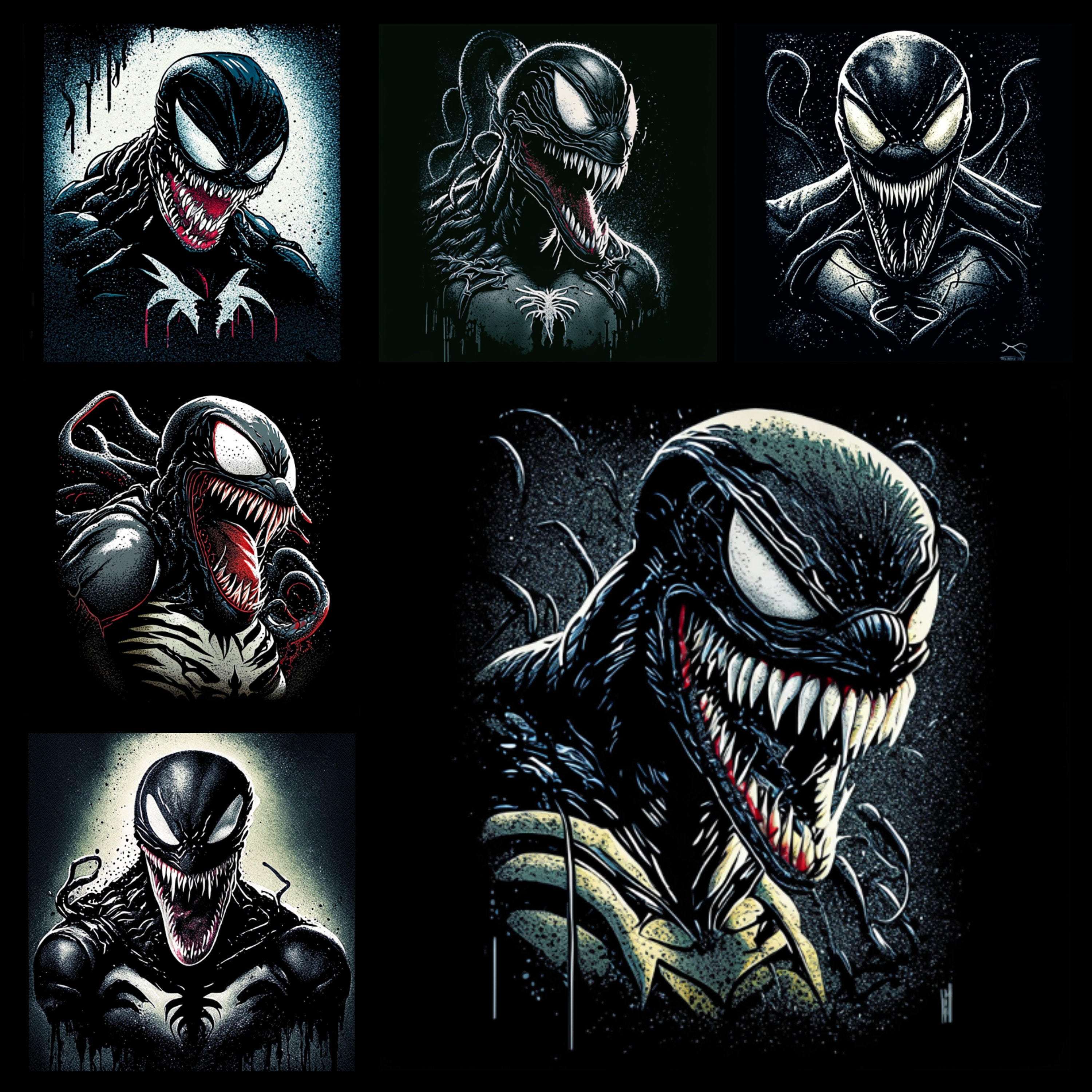 Venom Clip Art , Venom Digital Images , Clear Prints With Venom Design ...