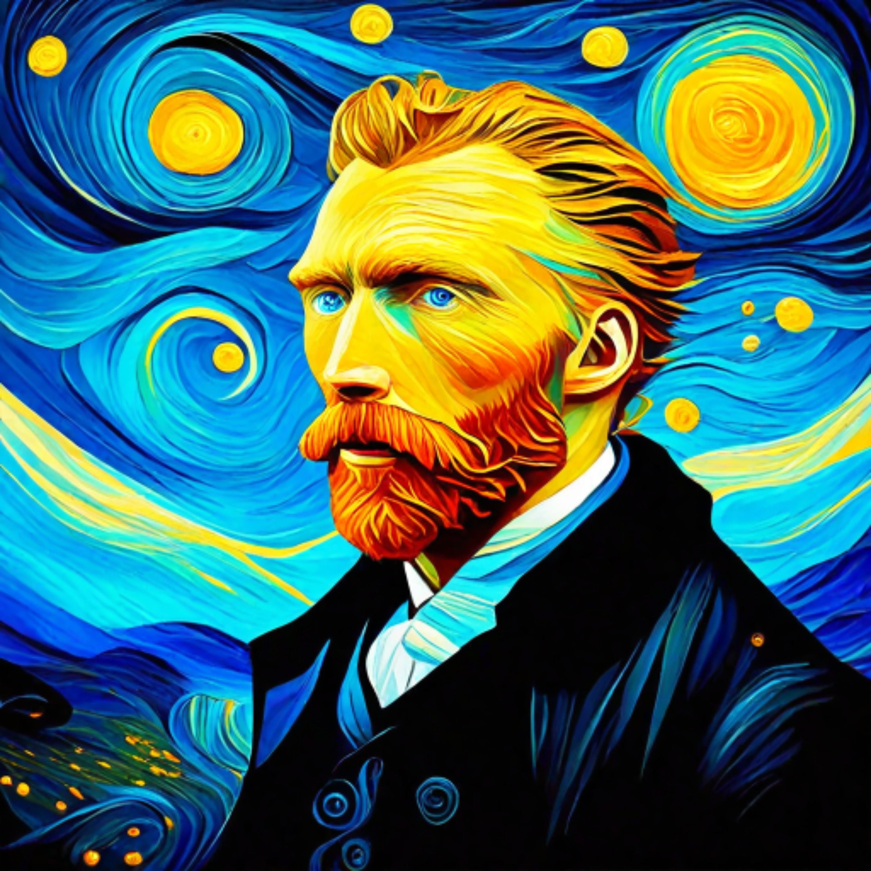 Vincent Van Gogh Collection Design Vincen Van Gogh Clip Art - Etsy