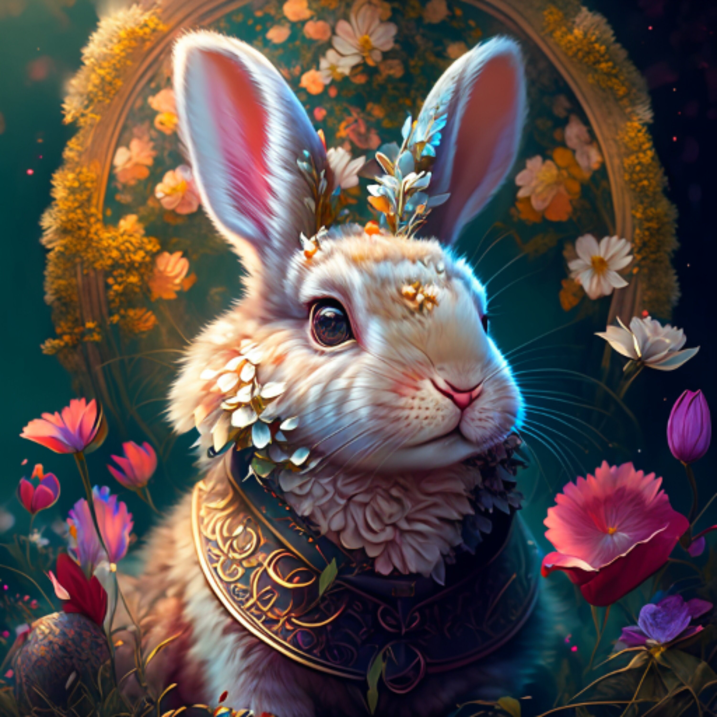 Cute Rabbit Clip Art , Rabbit PNG , Colorful Rabbit Images - Etsy