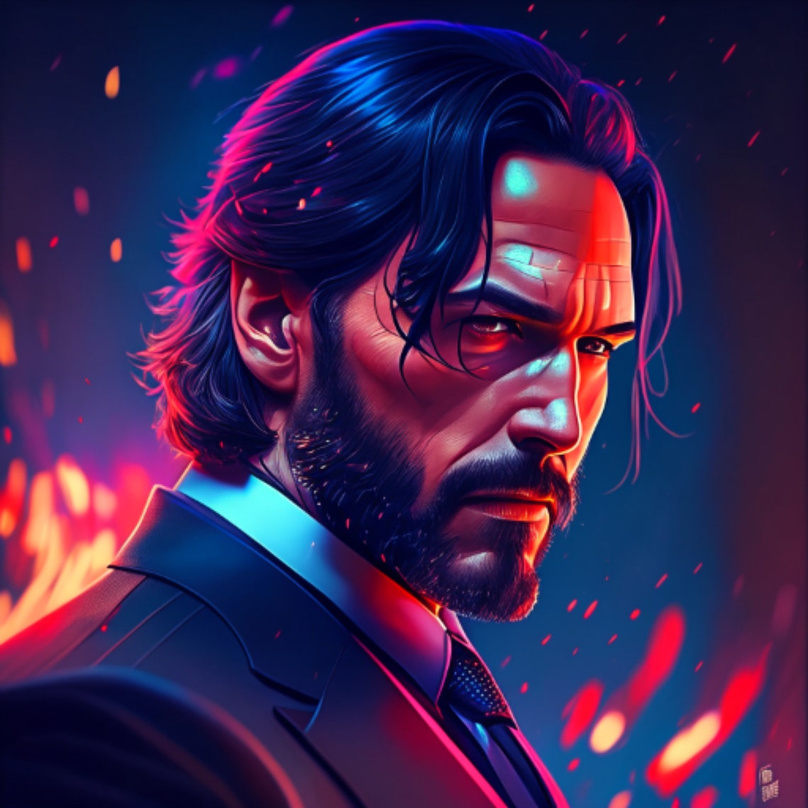 John Wick Clip Art , John Wick PNG , John Wick Design: Power and Fear ...