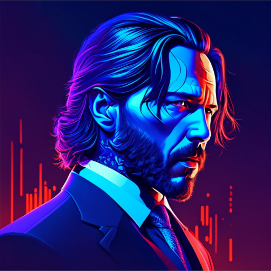 John Wick Clip Art , John Wick PNG , John Wick Design: Power and Fear ...