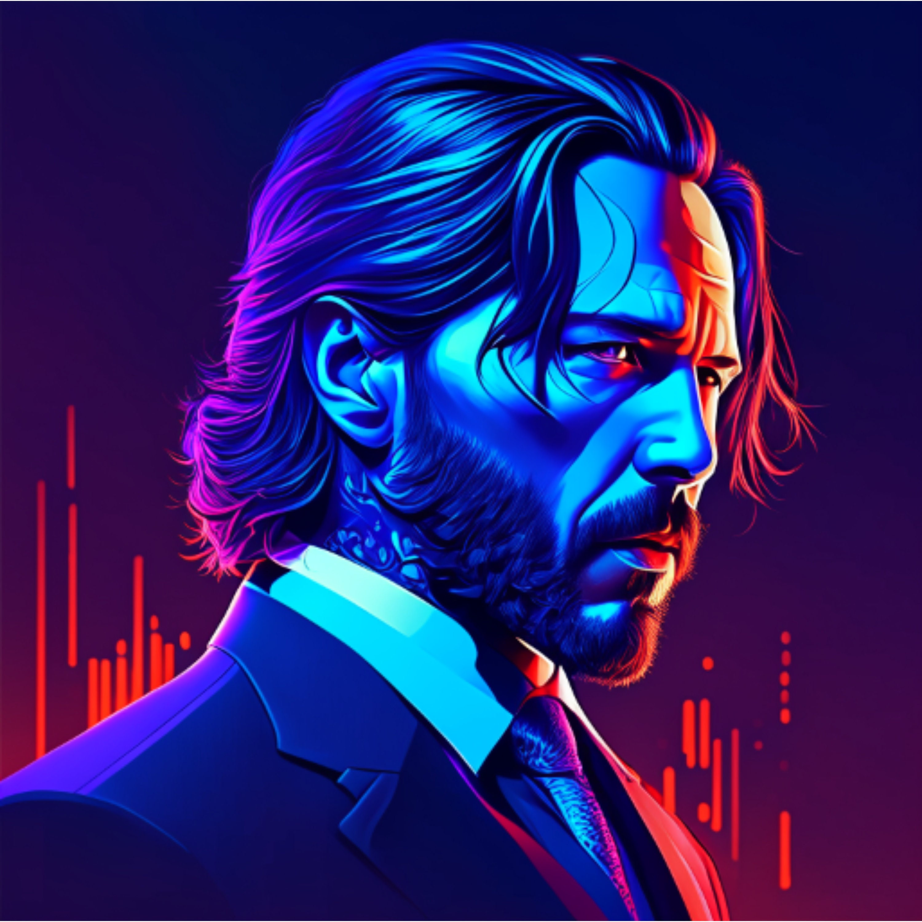 John Wick Clip Art , John Wick PNG , John Wick Design: Power and Fear ...