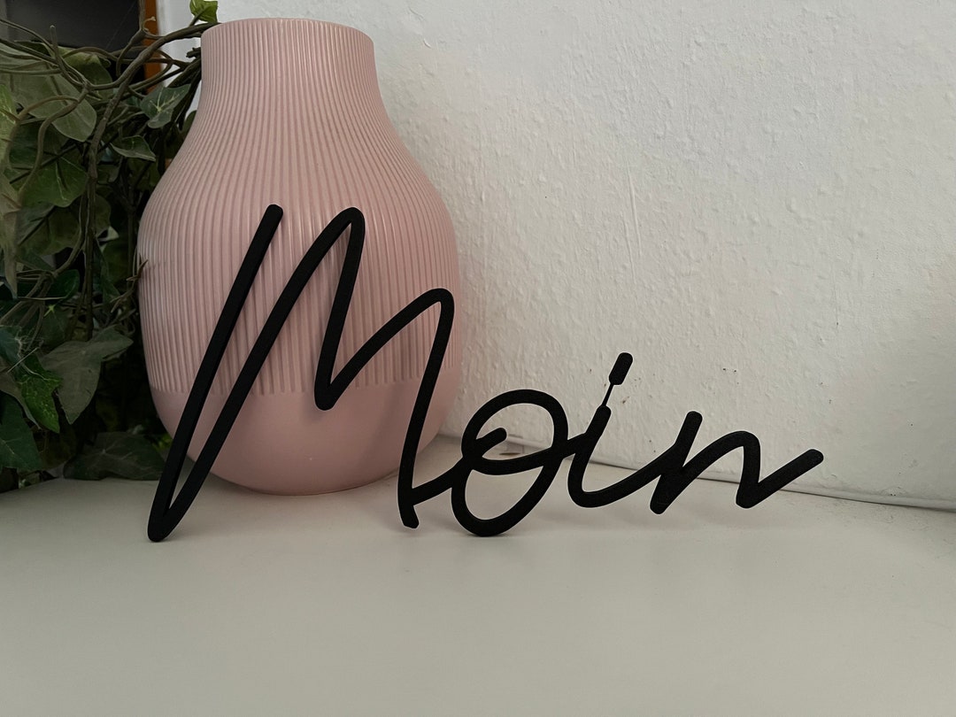 Moin | Dekoschild | stehend oder hängend - Etsy.de