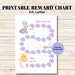 Printable Rainbow Reward Chart, Rainbow Sticker Chart, Instant Download ...