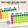 Dinosaur Reward Chart, Sticker Chart PDF, Preschool Kids, Potty ...