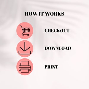 Printable Recipe Card, Recipe Sheet Cook With Love, Valentine Day ...