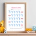 Printable Footprints Reward Chart, Behavior Chart, Daily Chore Chart ...