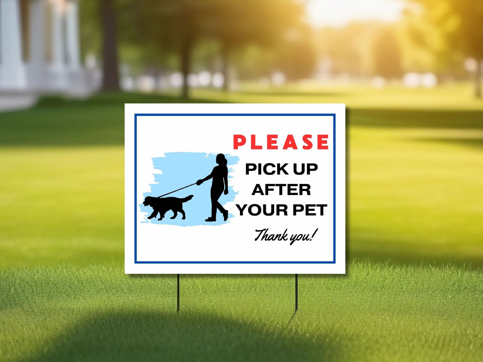 Please Pick up After Your Pet Sign, Printable Pick up Poop Sign ...