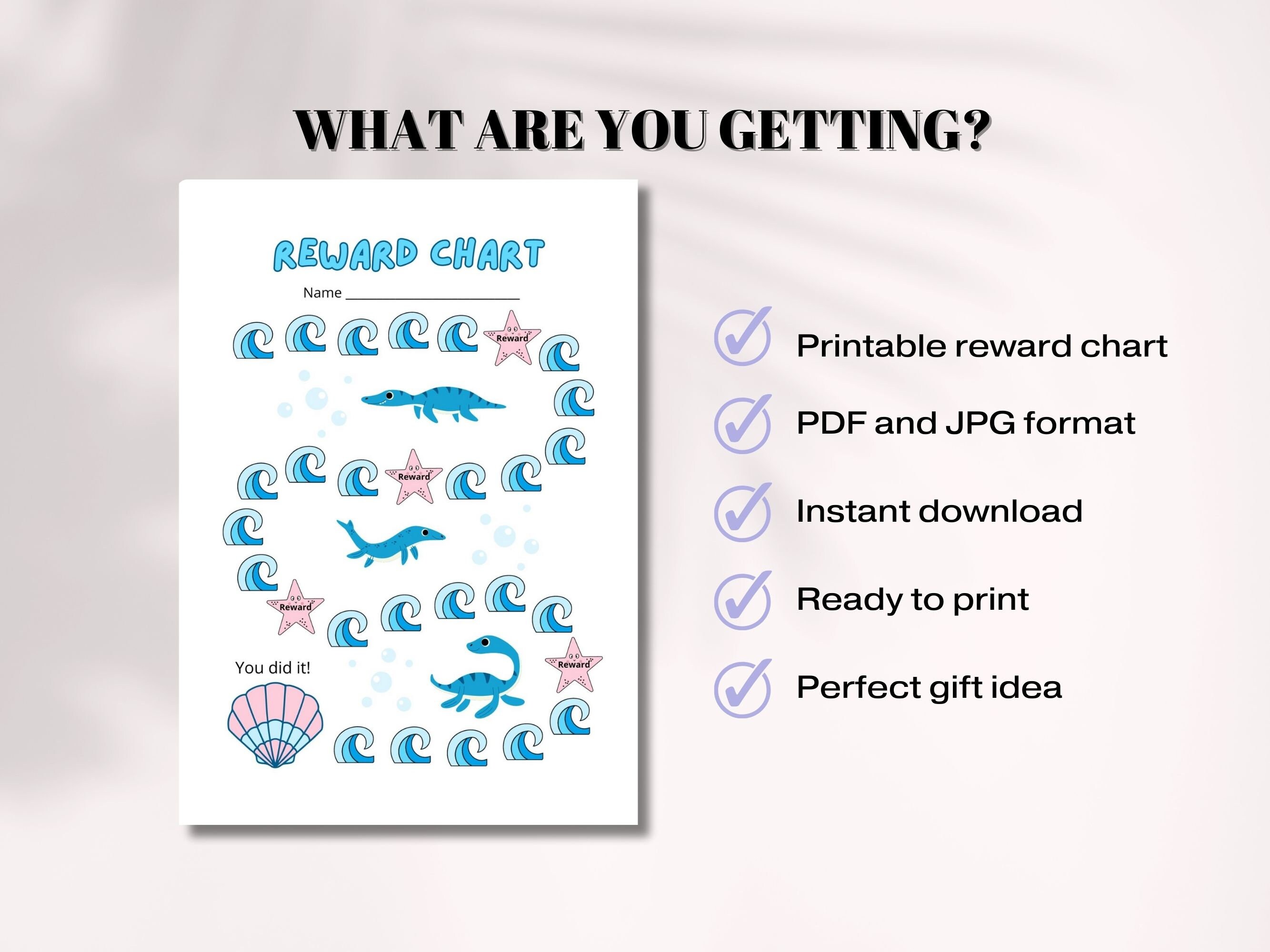 Dinosaur Reward Chart, Sticker Chart, Dinosaurs Toddler Reward Chart ...