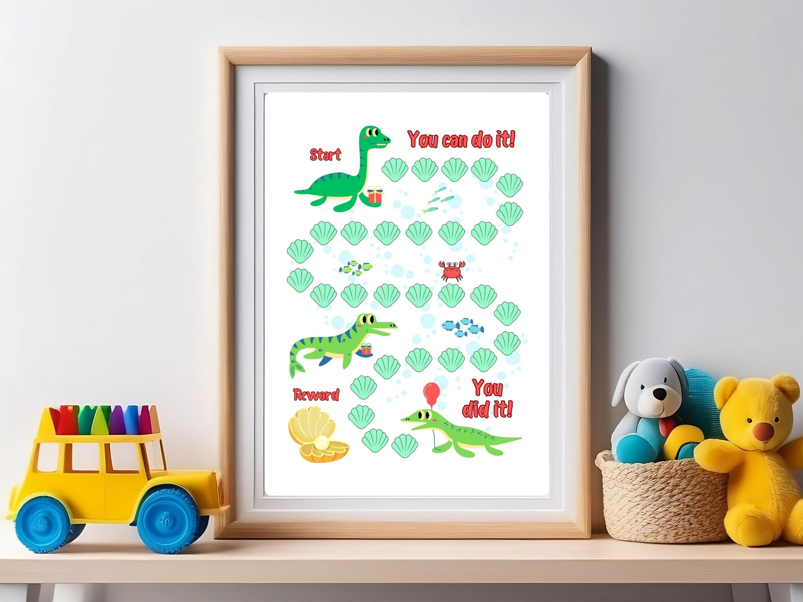 Dinosaur Reward Chart, Sticker Chart, Dinosaurs Toddler Reward Chart ...