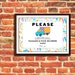 Colorful Delivery Sign, Please Leave Packages and Food Deliveries Here ...