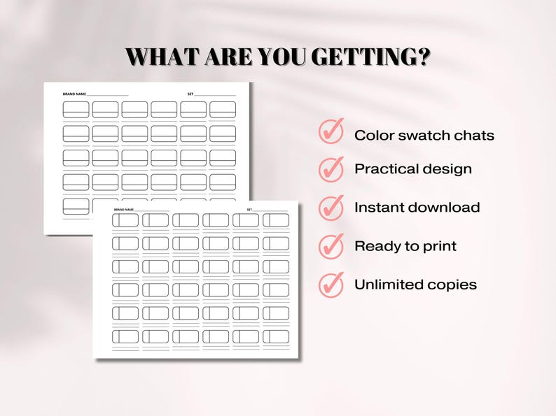 Color Swatch Chart, Color Swatches Sheets PDF, Color Swatch Charts ...