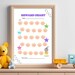 Printable Cat Tracks Reward Chart PDF, Cat Behavior Chart, Daily Chore ...