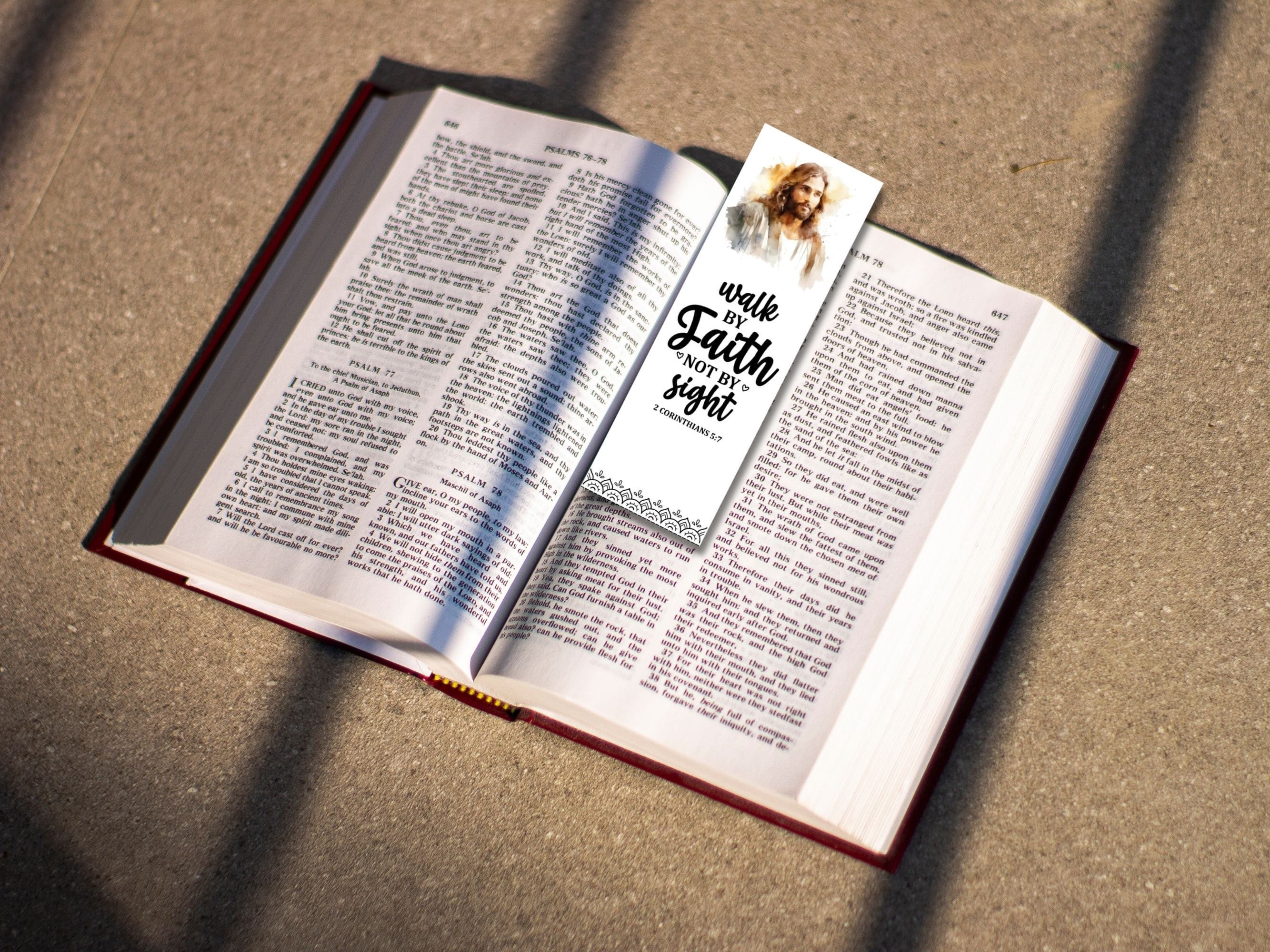 Printable Christian Bookmarks, Watercolor Jesus Christ Portrait ...