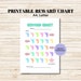Footprints Reward Chart PDF, Printable Behavior Chart, Colorfull Chore ...