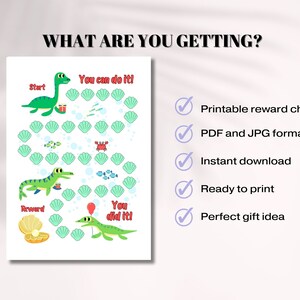 Dinosaur Reward Chart, Sticker Chart, Dinosaurs Toddler Reward Chart ...