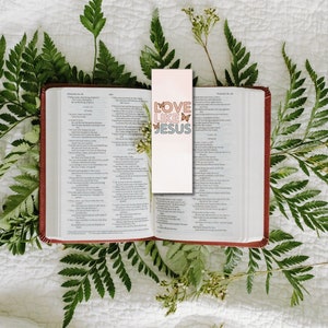 Jesus Bookmarks Printable PDF, Love Like Jesus Bookmarks Bundle, Bible ...