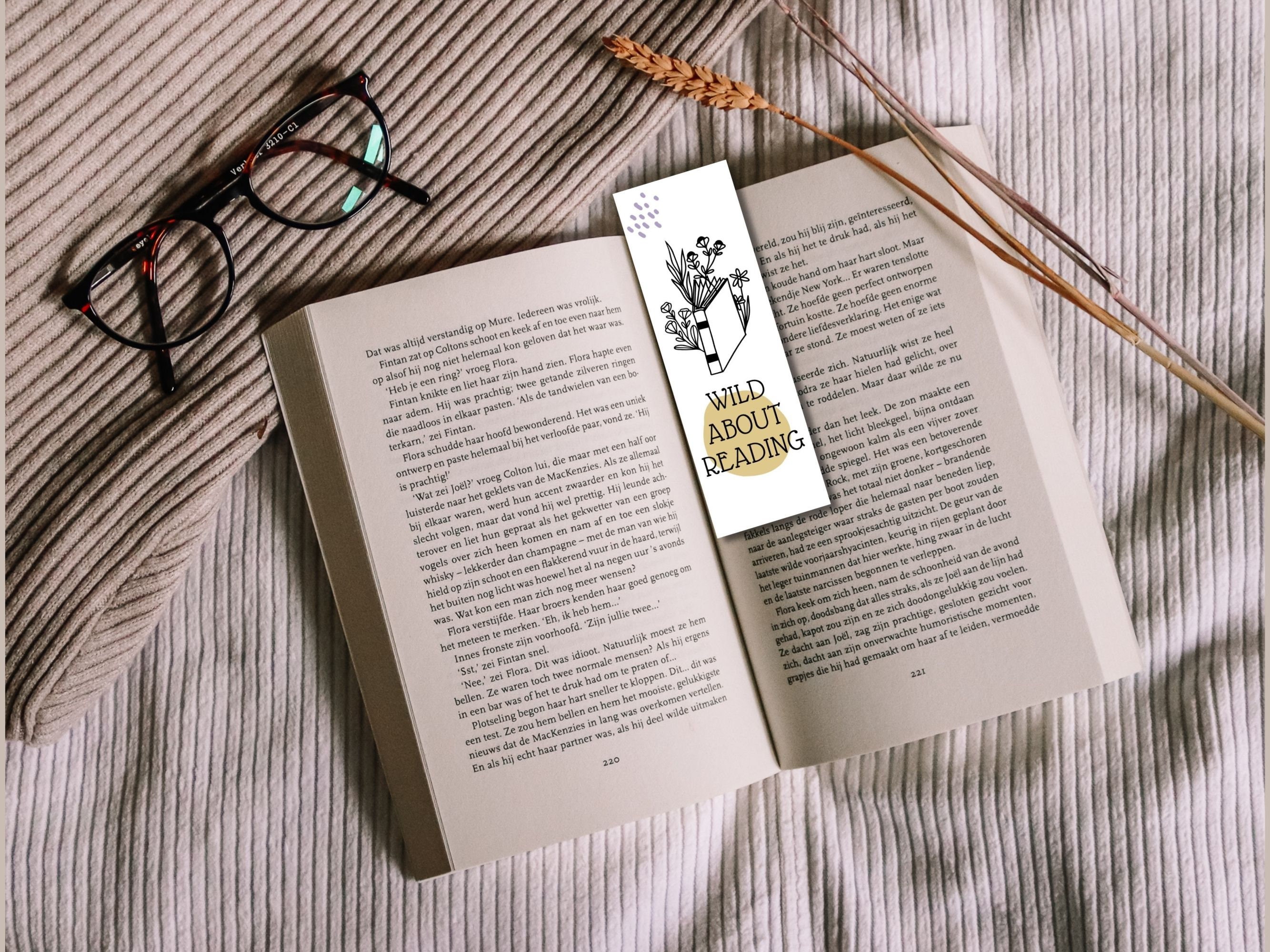 Booklovers Bookmarks Printable PDF, Digital Download, Book Lovers Gift ...