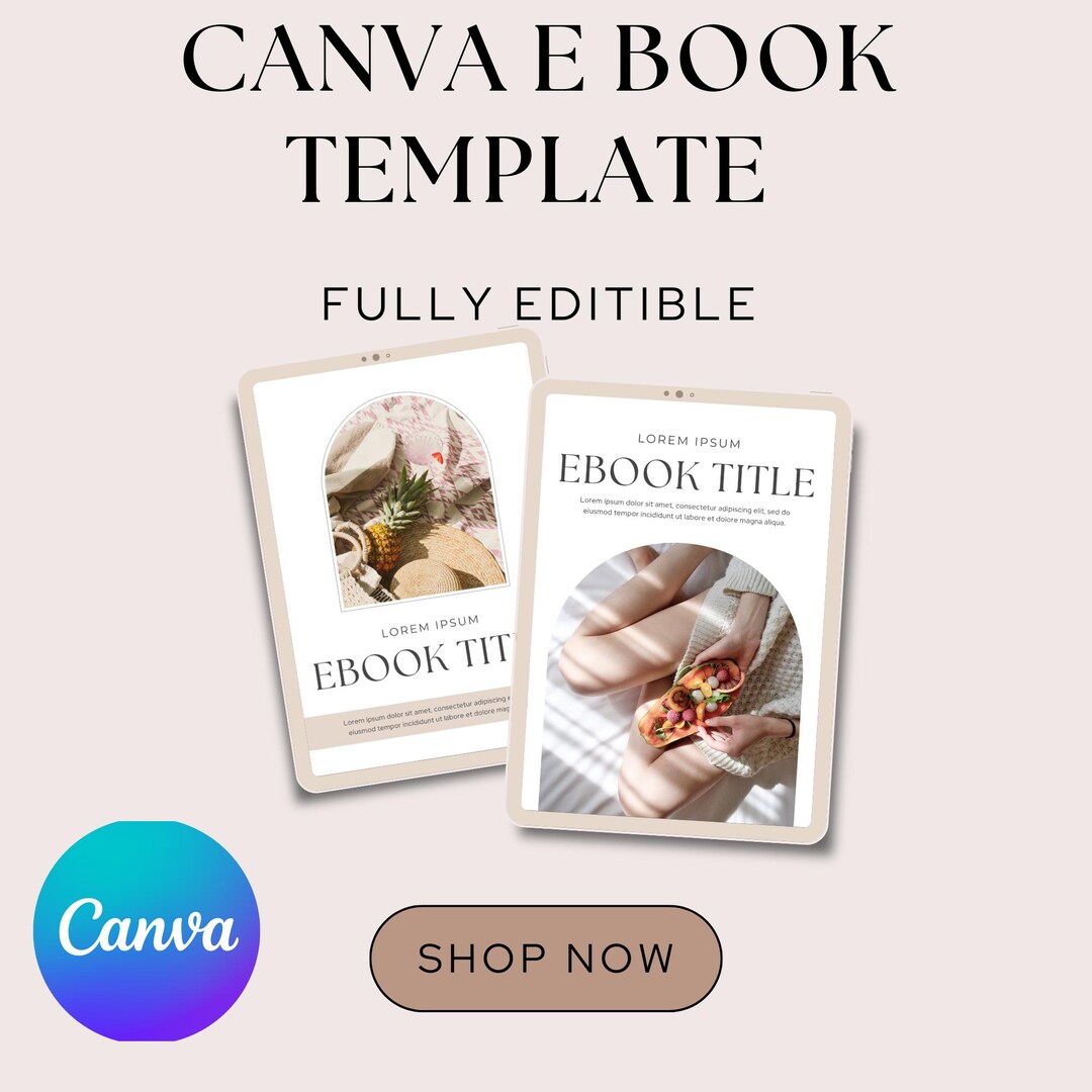 Customisable Canva Ebook Template for Engaging Workbooks & Covers ...