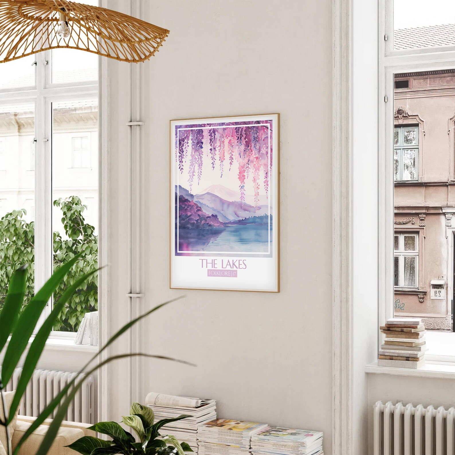 The Lakes Folklore Song Poster Watercolor Wall Art Subtle Song Print ...