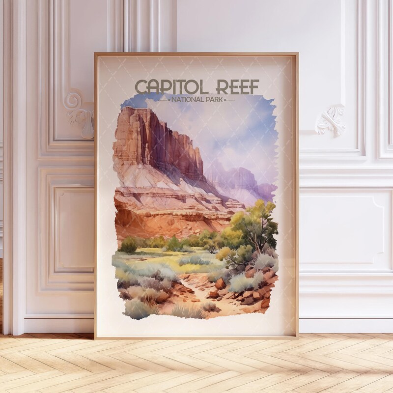Capitol Reef Poster - Etsy