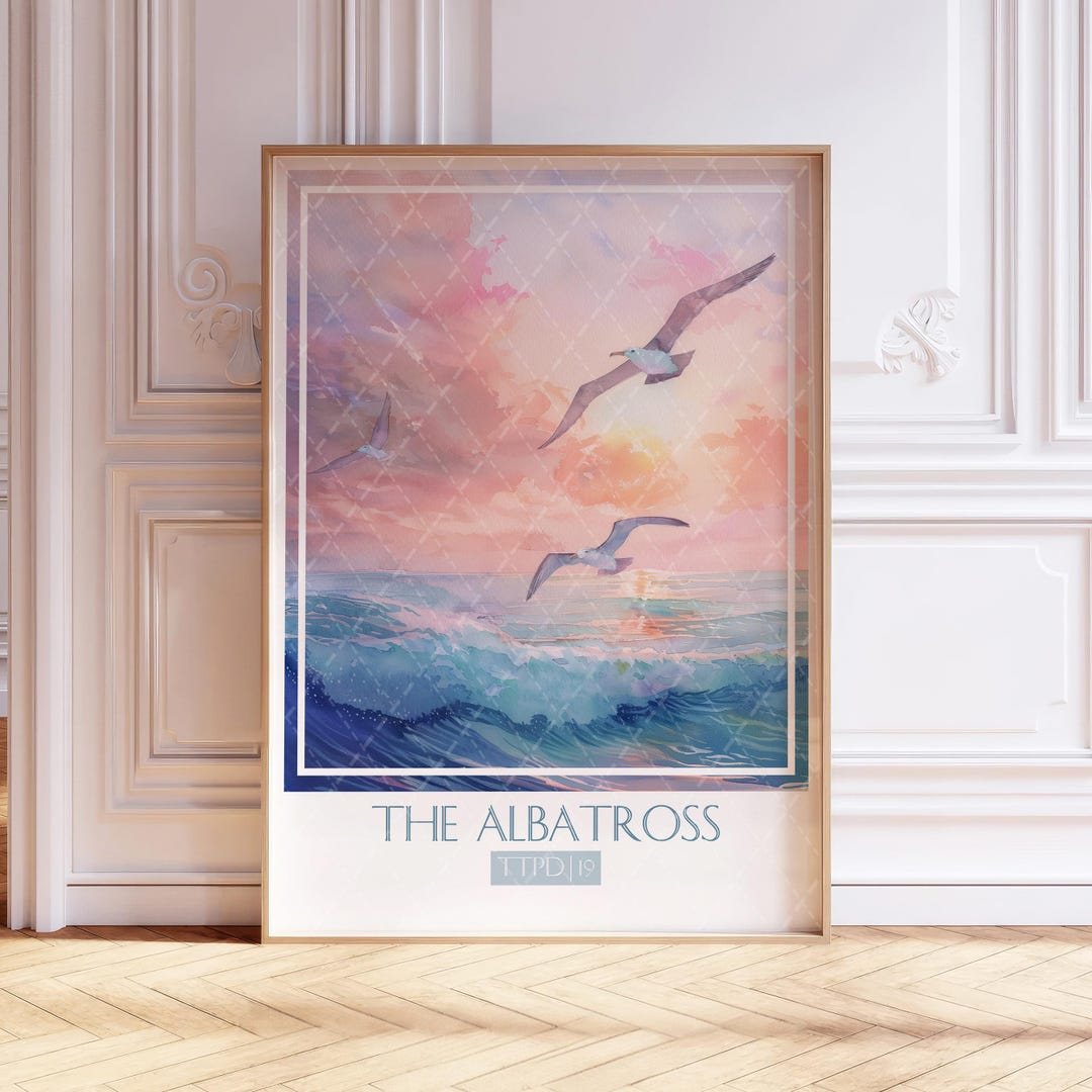The Albatross Song Poster Watercolor Wall Art Subtle Song Print ...