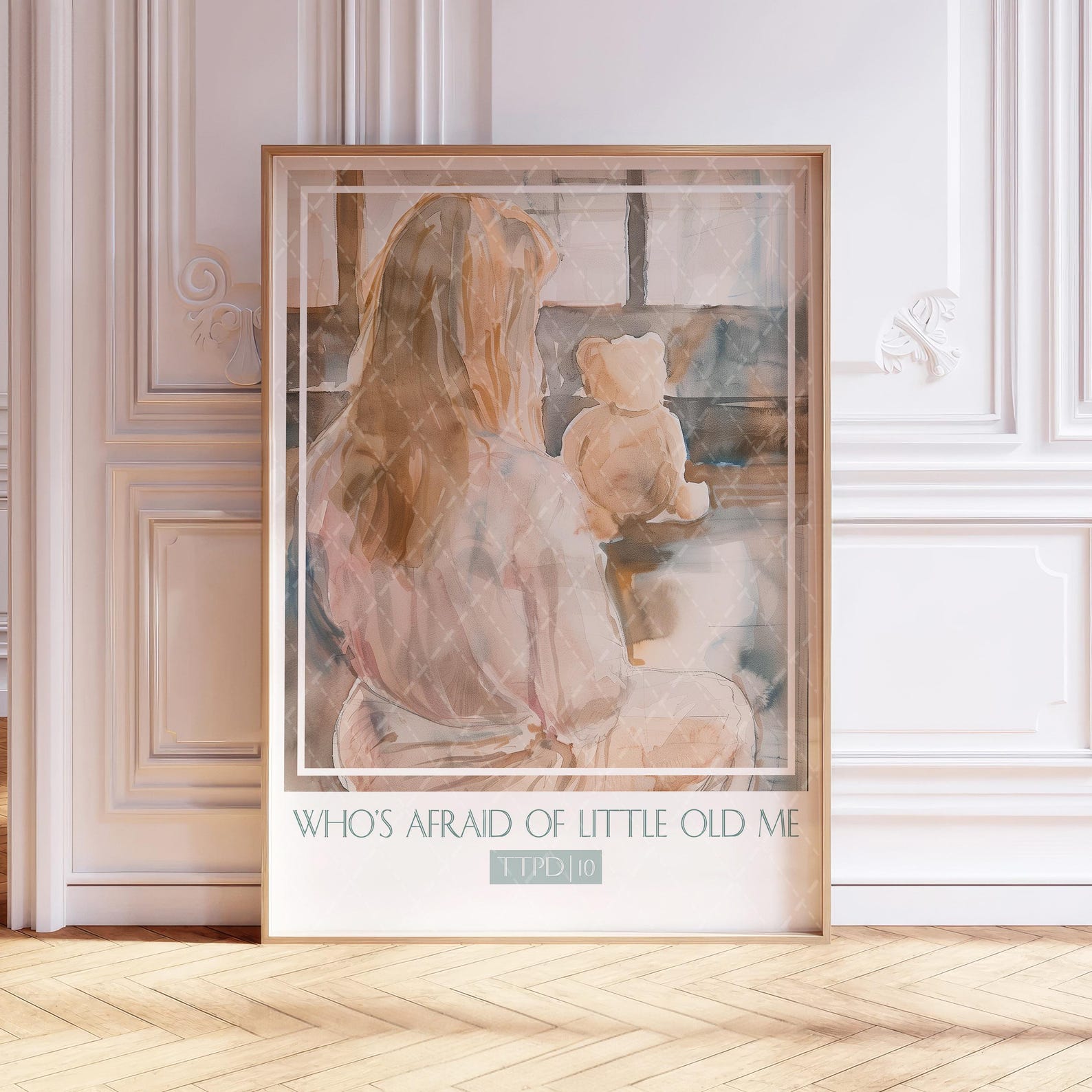 Who's Afraid of Little Old Me Song Poster Watercolor Wall Art ...