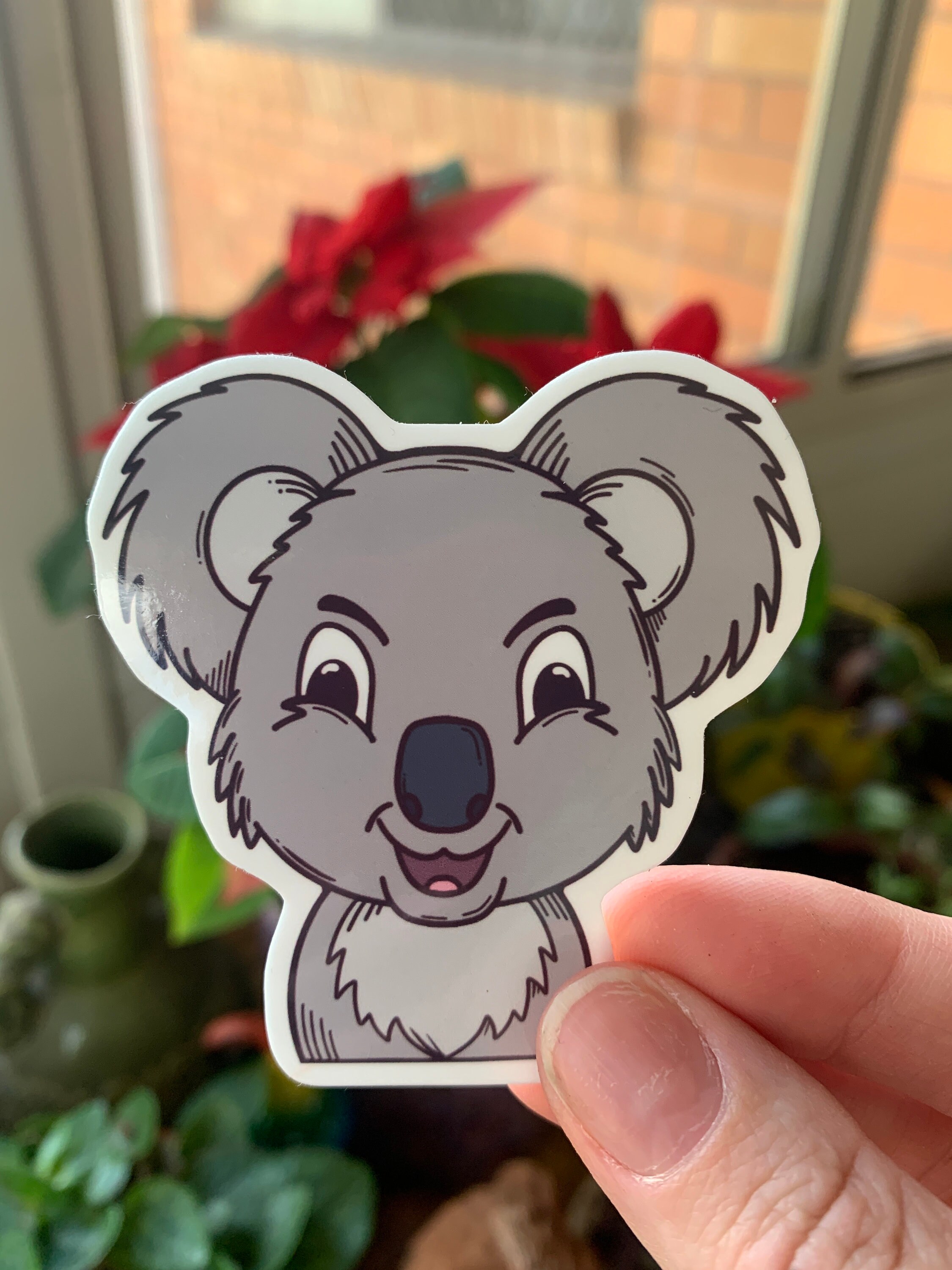 Quirky Koala Vinyl Sticker: Kenny the Koala | 6.1cm X 6.5cm - Etsy